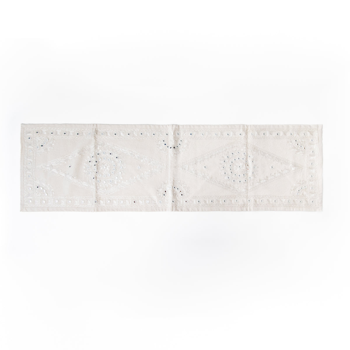 HAND EMBROIDERED MEGHWAL-WORK PLACEMATS AND RUNNER, MADE IN INDIA ...