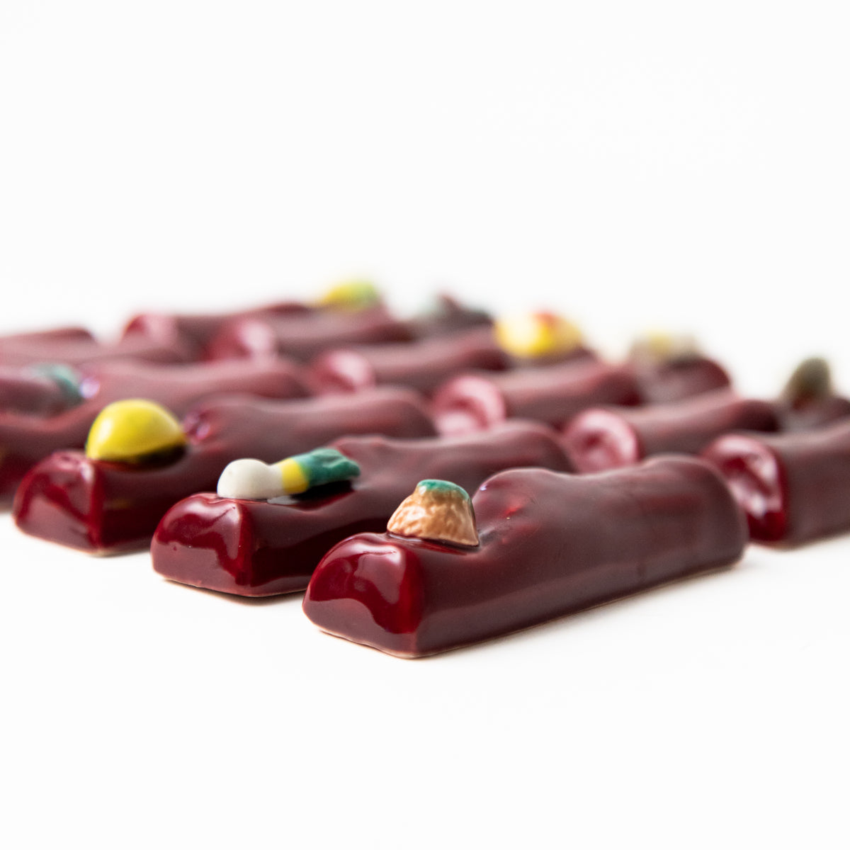 FRUITS AND VEGGIES CERAMIC KNIFE RESTS BY VALLAURIS, SET OF 12 – HOUSE SFW